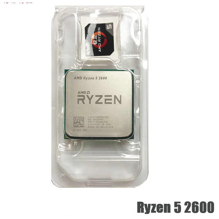 AMD Ryzen 5 2600 6C/12T 3.4GHz (Boost 3.9GHz) R5 2600 AM4 R5 2600 **CPU ...