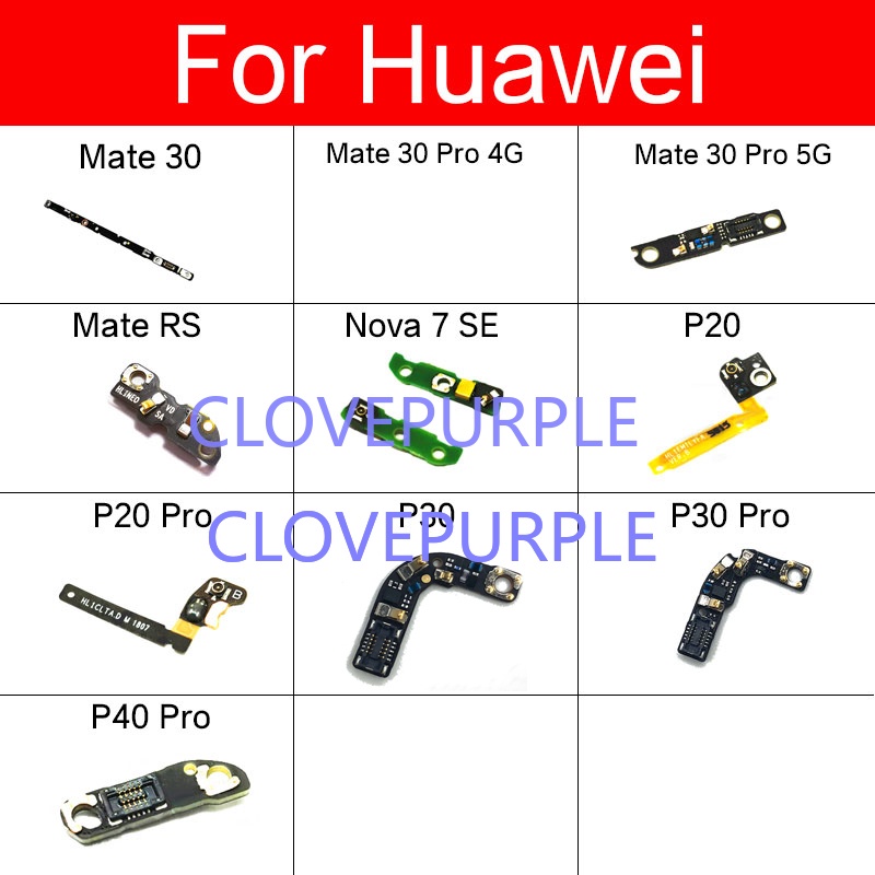 สายเคเบิ้ลเสาอากาศสัญญาณไมโครโฟนสําหรับ Huawei P20 P30 P40 Mate 30 Rs Pro 4G 5G Nova 7Se Pcb ...