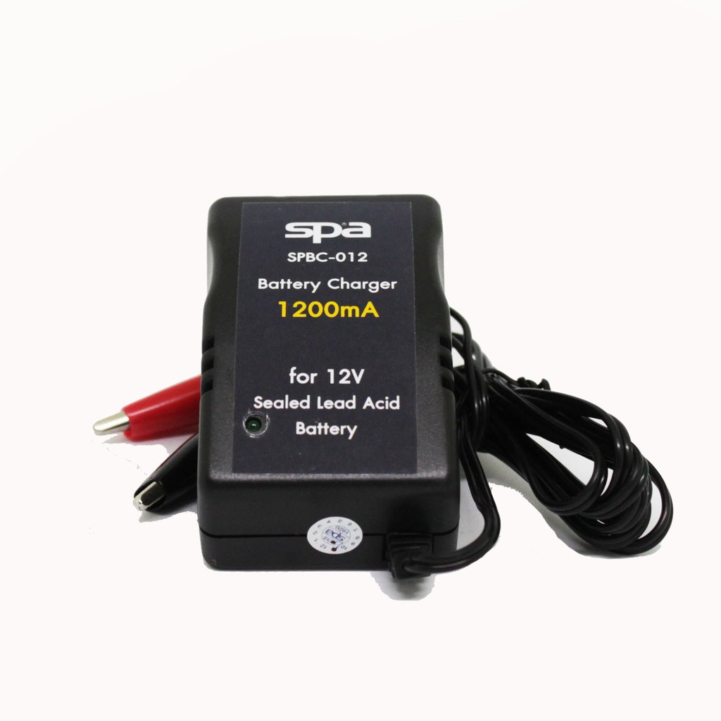 Spa ที่ชาร์จแบตเตอรี่แห้ง 12V 1.2A (Charger) | Shopee Thailand