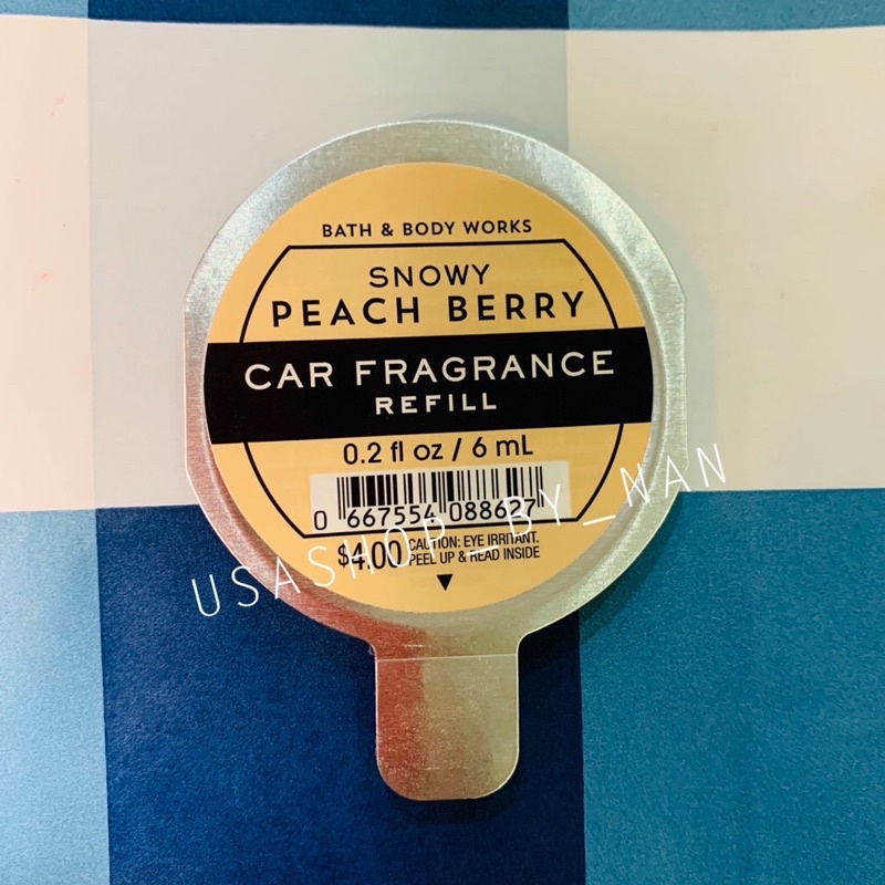 Bath And Body Works Scentportable แผ่นน้ำหอมใส่รถ 1 แผ่น ราคาเดียวกัน