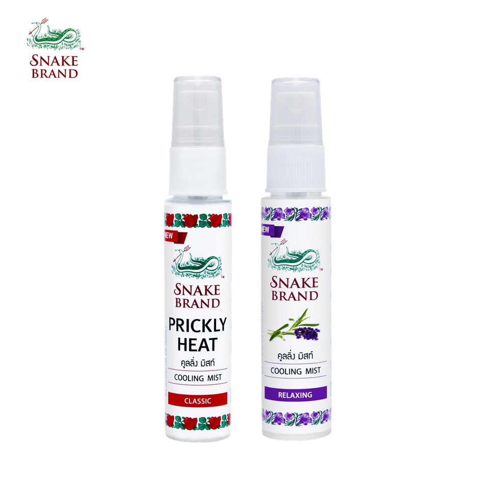 Snake Brand ตรางู คูลลิ่ง มิสท์ 30 มล. คลาสสิค 1 ขวด+รีแล็กซิ่ง 1 ขวด ...