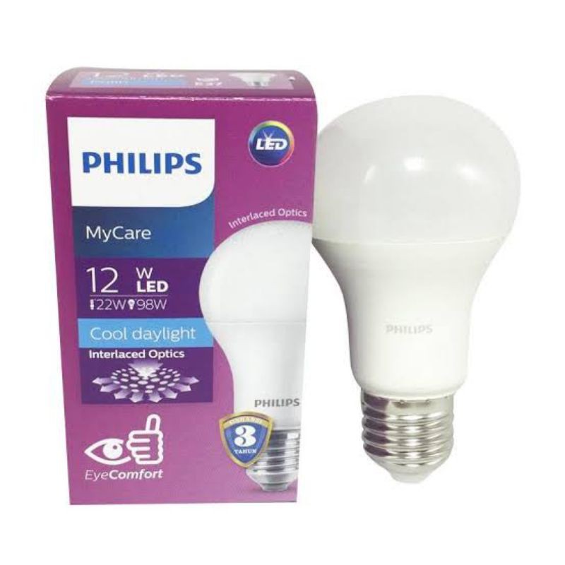 Mycare Philips E27 Led 4w, 6w, 8w, 10w, 12w | Shopee Thailand