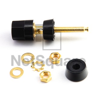 Banana Plug Female Terminal 4mm ช่องต่อบานานา ดำ แดง ตัวยาว Red/Black ...