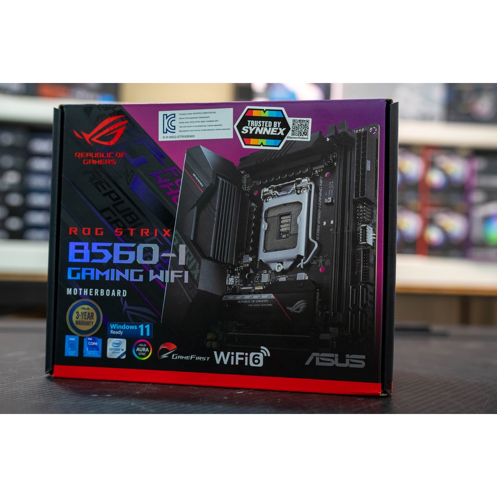 1200 ASUS ROG STRIX B560-I GAMING WIFI / ITX | Shopee Thailand
