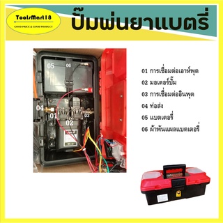 เครื่องพ่นยา เครื่องพ่นยาแบตเตอรี่ ปั๊มคู่ ยี่ห้อ wincell รุ่น ws-12 เครื่องพ่นยาเเบตเตอรี่เเบบ ...