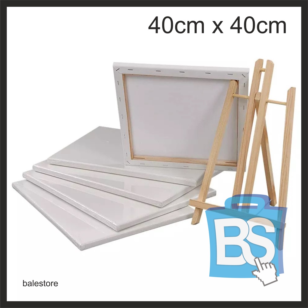 Color Painting Canvas ขนาด 40x40 Premium marsoto + Spanram / Frame ...