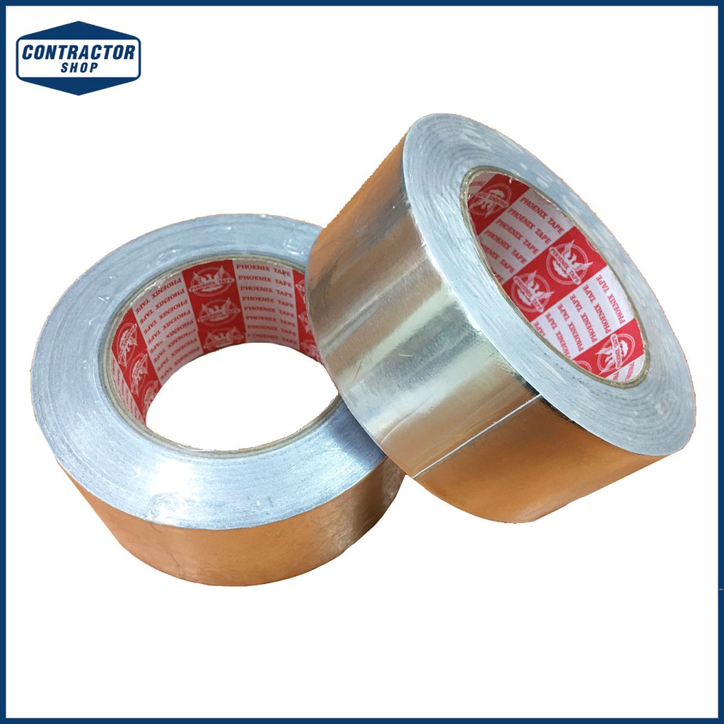 เทป เทปฟอยล์ อลูมิเนียม PHOENIX TAPE ขนาด 2"x50หลา | Shopee Thailand
