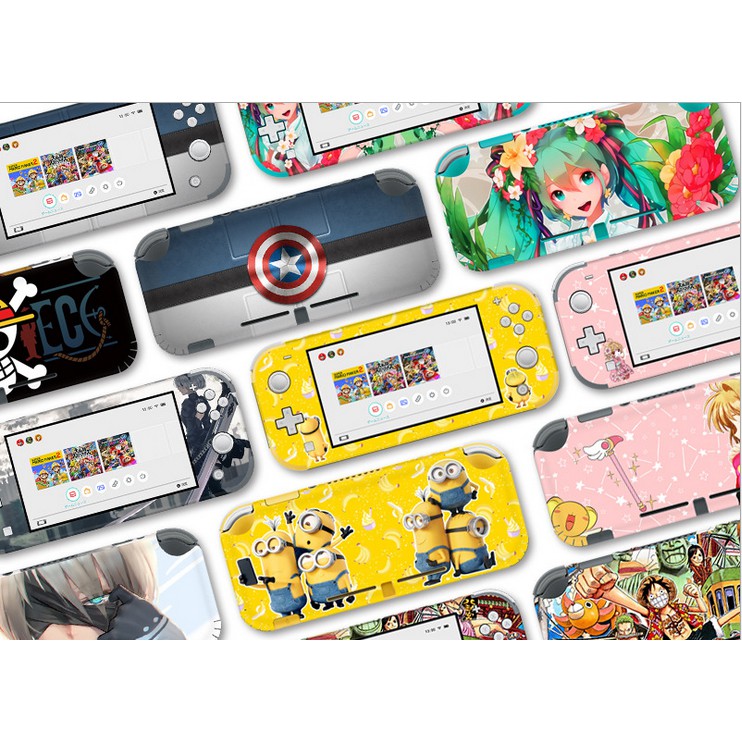 [พร้อมส่ง] สติกเกอร์ สำหรับ Nintendo Switch LITE มีให้เลือกหลายลาย ...
