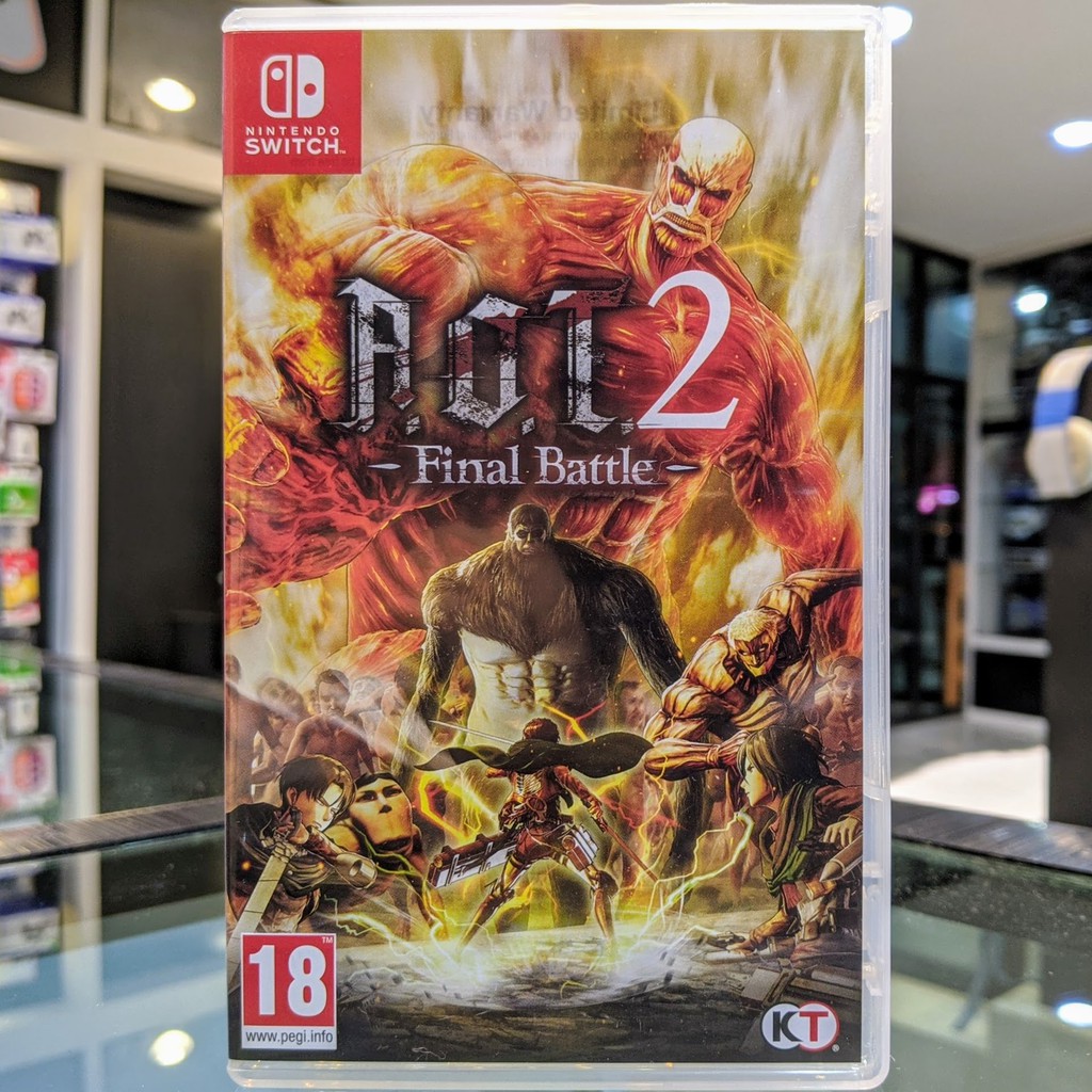 (ภาษาอังกฤษ) มือ2 A.O.T.2 Final Battle เกม Nintendo Switch ตลับเกม NSW ...