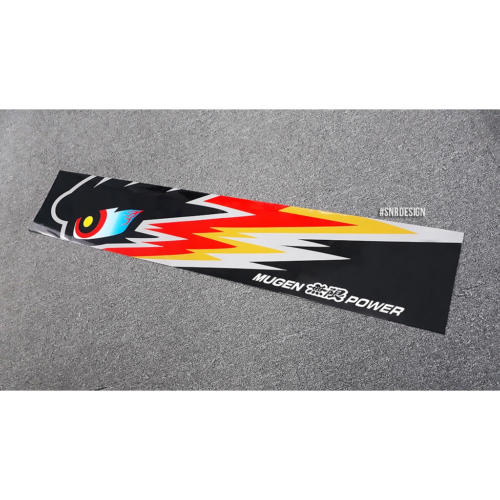 Mugen Power Commander Eye - สติ๊กเกอร์บังลมหน้า | Shopee Thailand