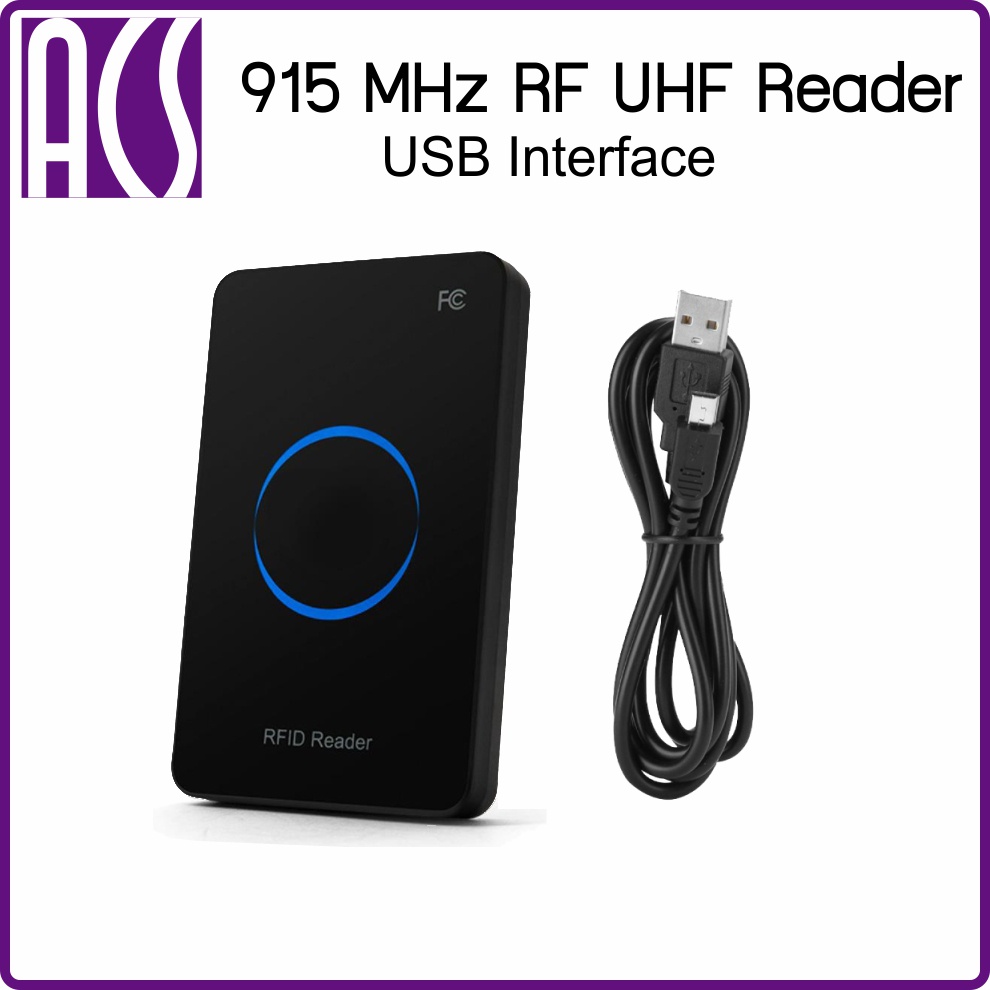 ACS AUR2 หัวอ่าน UHF เชื่อมต่อ USB ความถี่ 915Mhz RF UHF‑RFID Smart ...