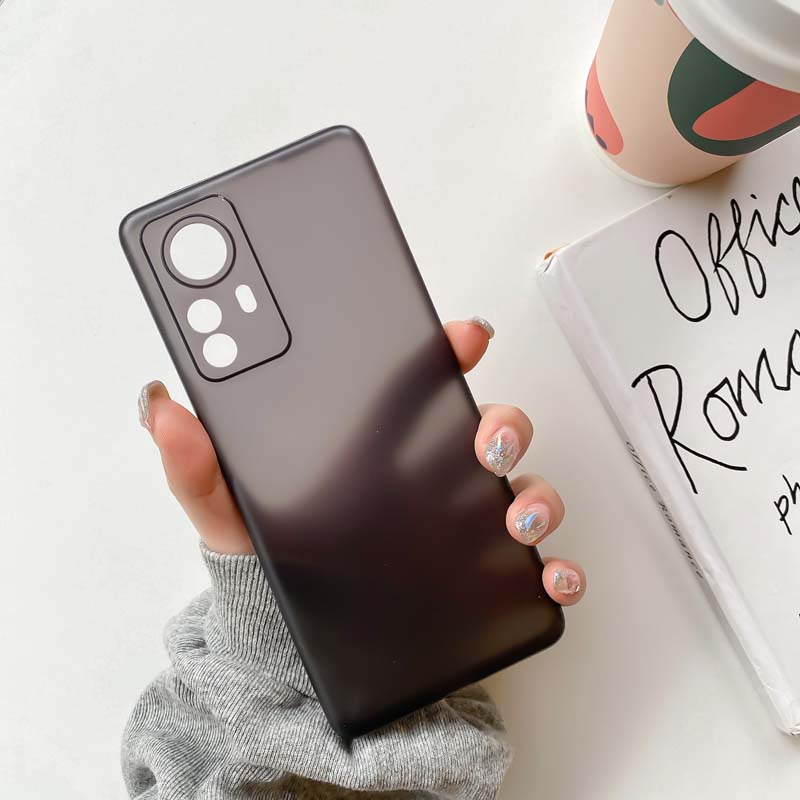 เคสโทรศัพท์มือถือ PC เนื้อแมตต์ กันรอยนิ้วมือ บางพิเศษ เรียบง่าย ...