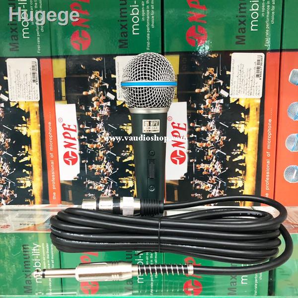 ไมโครโฟน NPE SM-58A พร้อมสายยาว 4.5 เมตร NPE SM-58 ไมค์ NPE SM58 เอ็นพีอีของขวัญ | Shopee Thailand