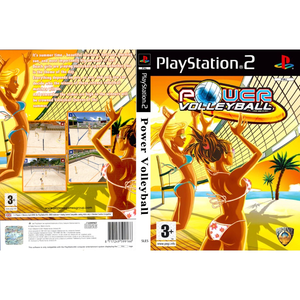 แผ่นเกมส์ PS2 Power Volleyball คุณภาพ ส่งไว (DVD) | Shopee Thailand