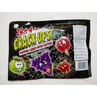 เป๊าะแป๊ะ Crack ups popping candycandy ลูกอมปีศาจระเบิดในปาก 28 กรัม | Shopee Thailand