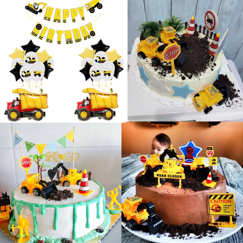 Construction Road Sign Cake Tooper Road Traffic Model Simulation ...