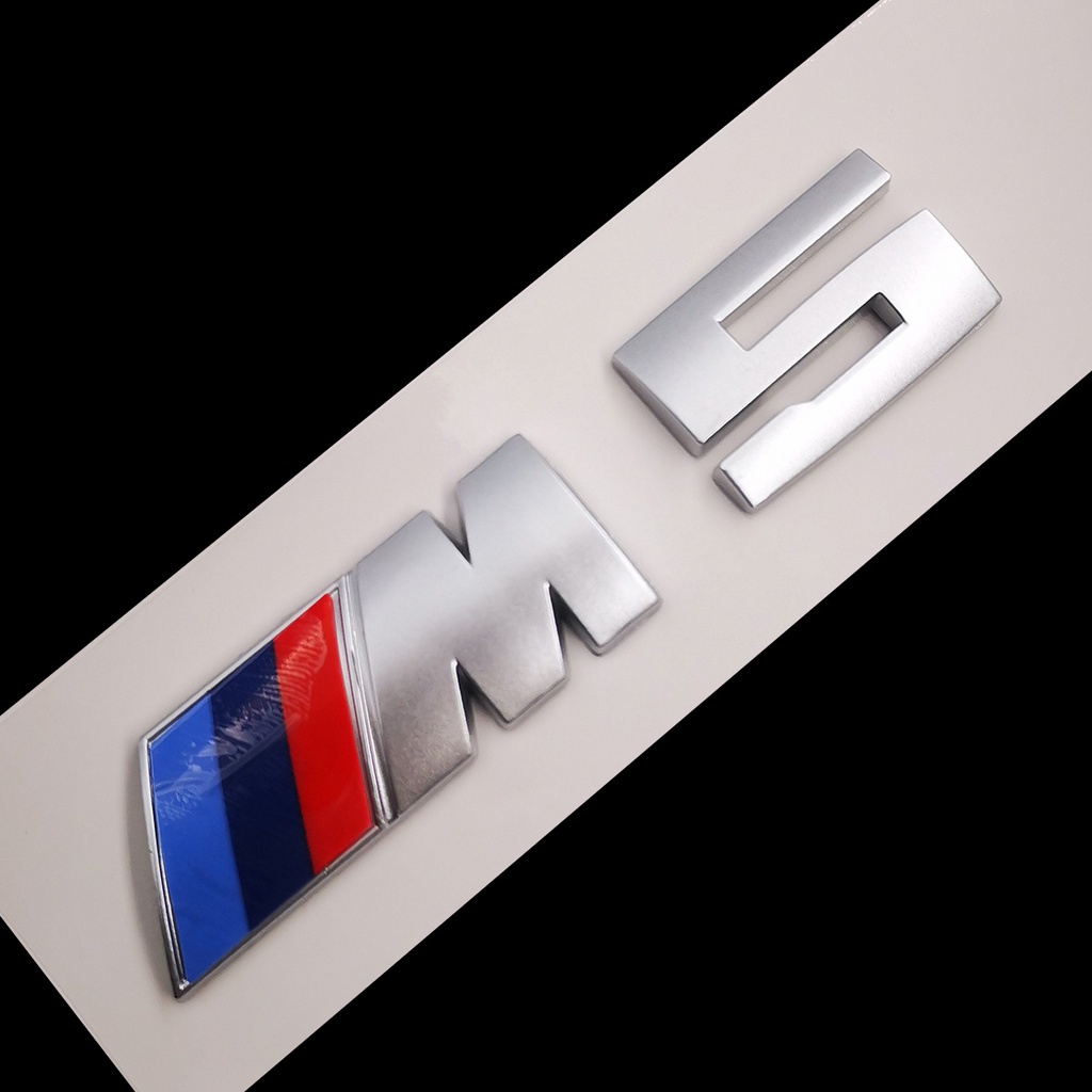 BMW M5 Logo Auto Badge Emblem Trunk Emblem COMPETITION Bar Underlined ...