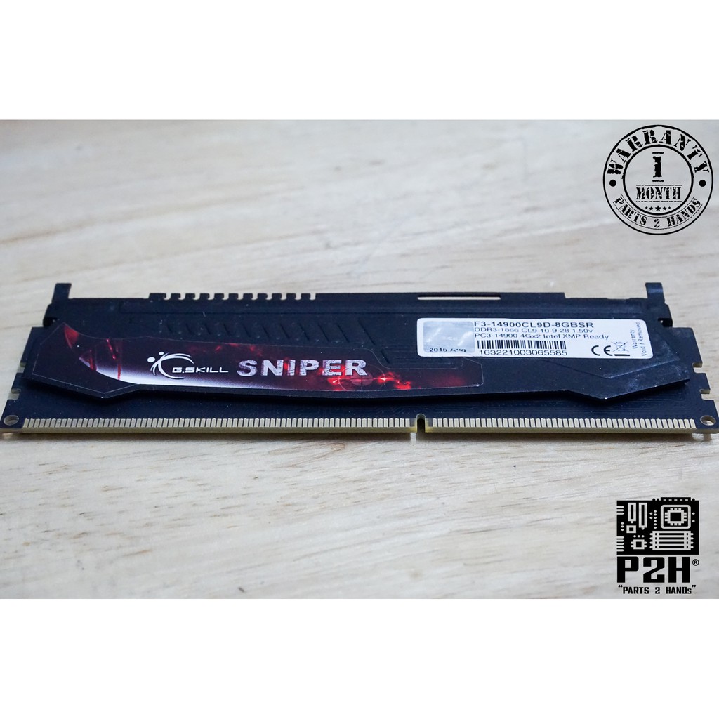 RAM G.skill sniper 4G/DDR3/1866 | Shopee Thailand