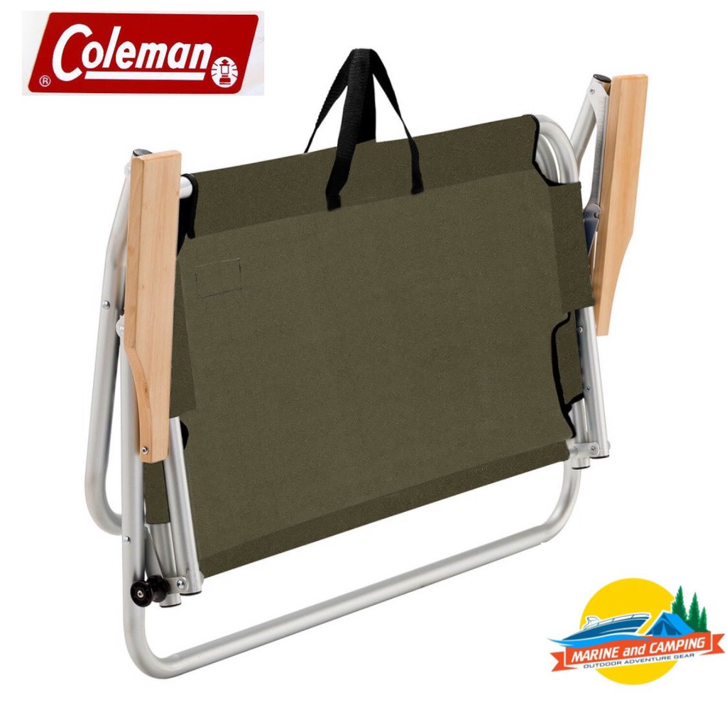 Coleman JP Relax Folding Bench Olive | Shopee Thailand
