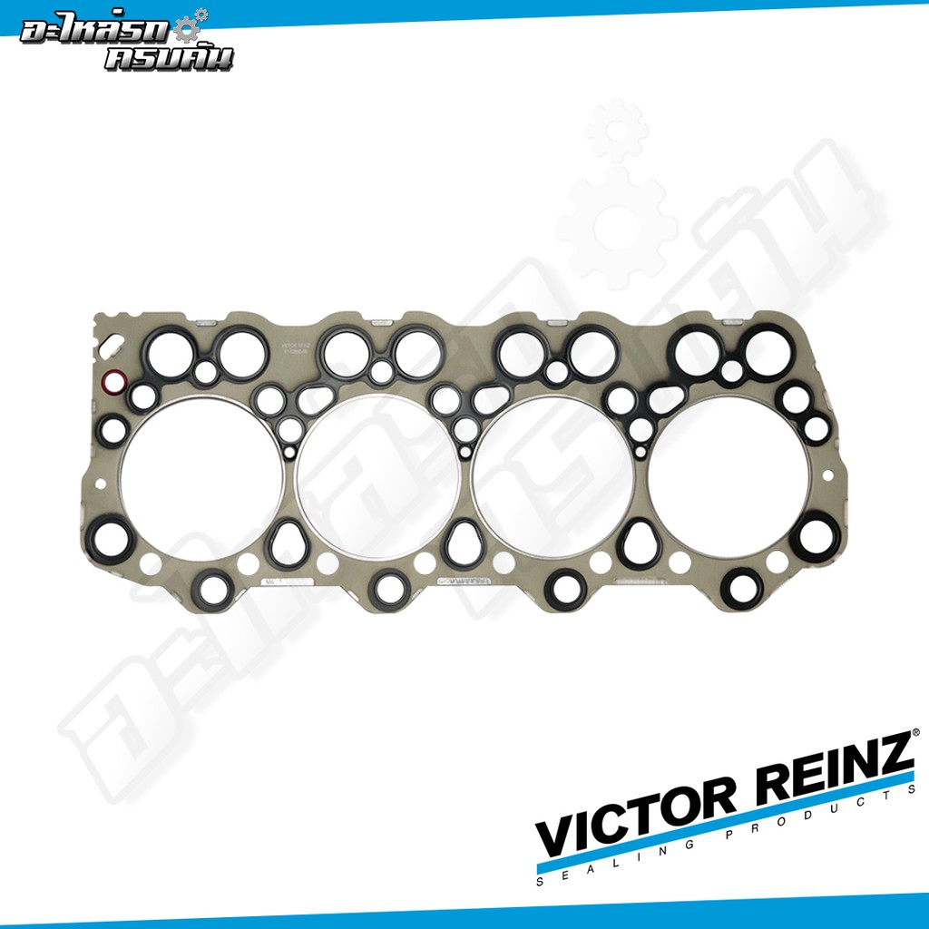 VICTOR REINZ ปะเก็นฝาเหล็ก MITSUBISHI Canter FE657 เครื่อง 4D33 (61 ...