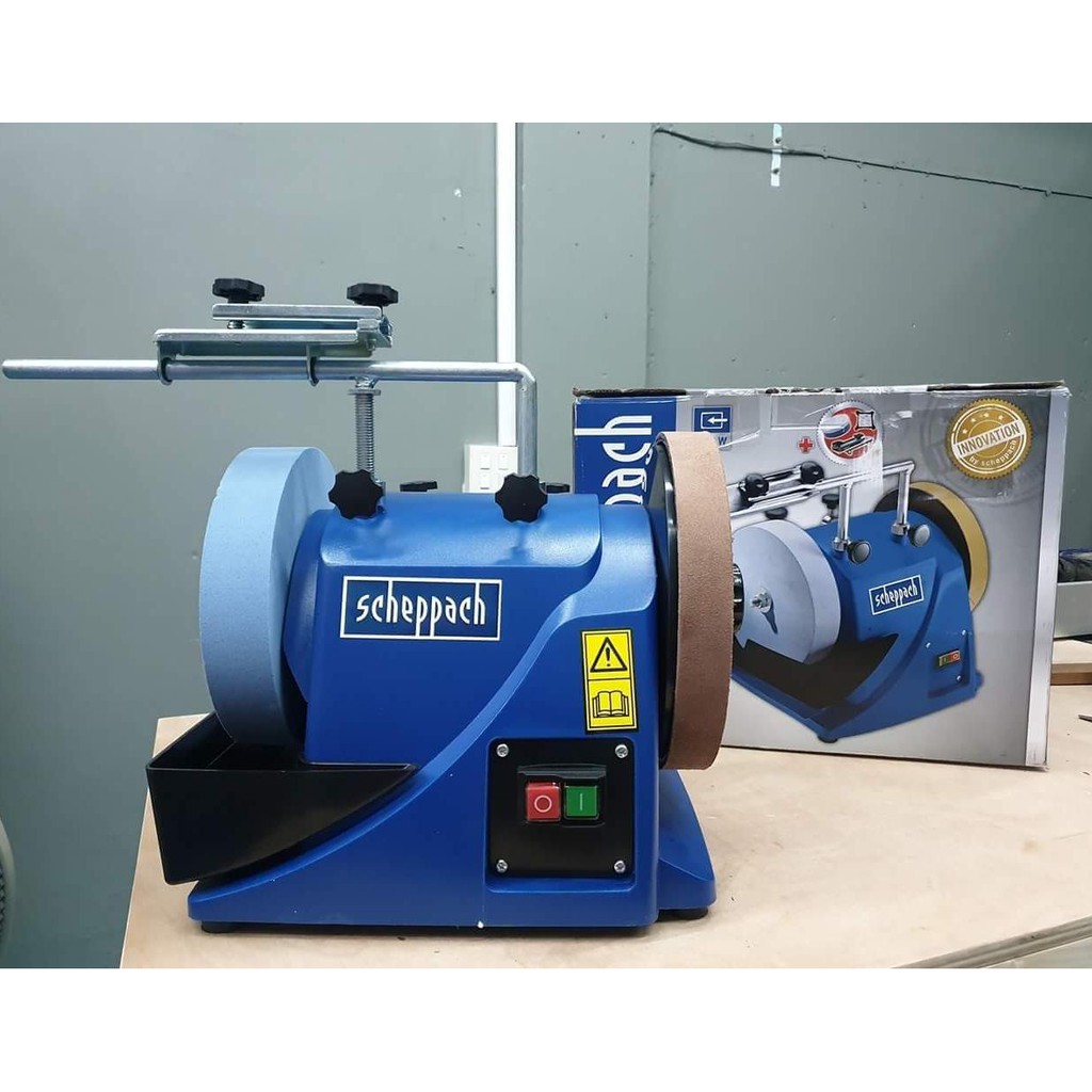 เครื่องลับน้ำ ลับสิ่ว ลับใบกบ Scheppach tiger 2000s | Shopee Thailand