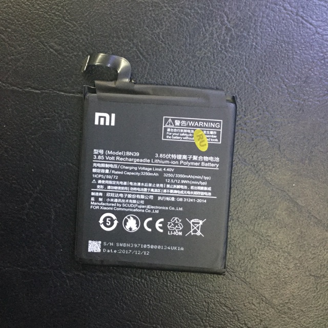 แบตเตอรี่ Xiaomi(เสี่ยวมี่) BN39 | Shopee Thailand