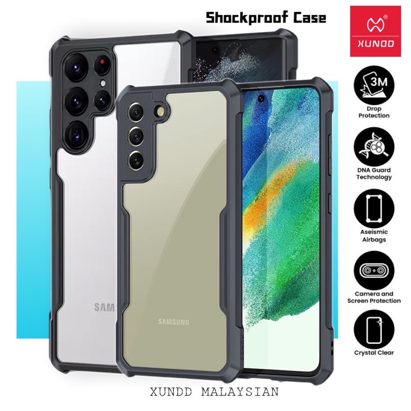เคสกันกระแทก Samsung Galaxy S22 Ultra S22 Plus S22 S21FE 5G : Xundd Beetle คลุมป้องกันกล้อง ...
