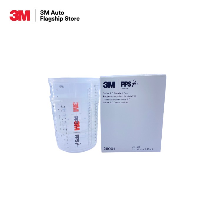 (2 ชิ้น/กล่อง) 3M PPS 2.0 CUP, 26001, STD 22OZ 650ML 3M PPS 2.0 ถ้วยแข็ง ขนาด 650 mm. | Shopee ...