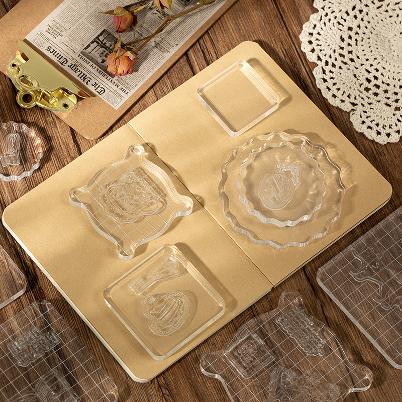 Enwei 5 ซม.X5 ซม. แผ่นแม่แบบใส Diy สําหรับใช้ในการตกแต่งงานหัตถกรรม ...