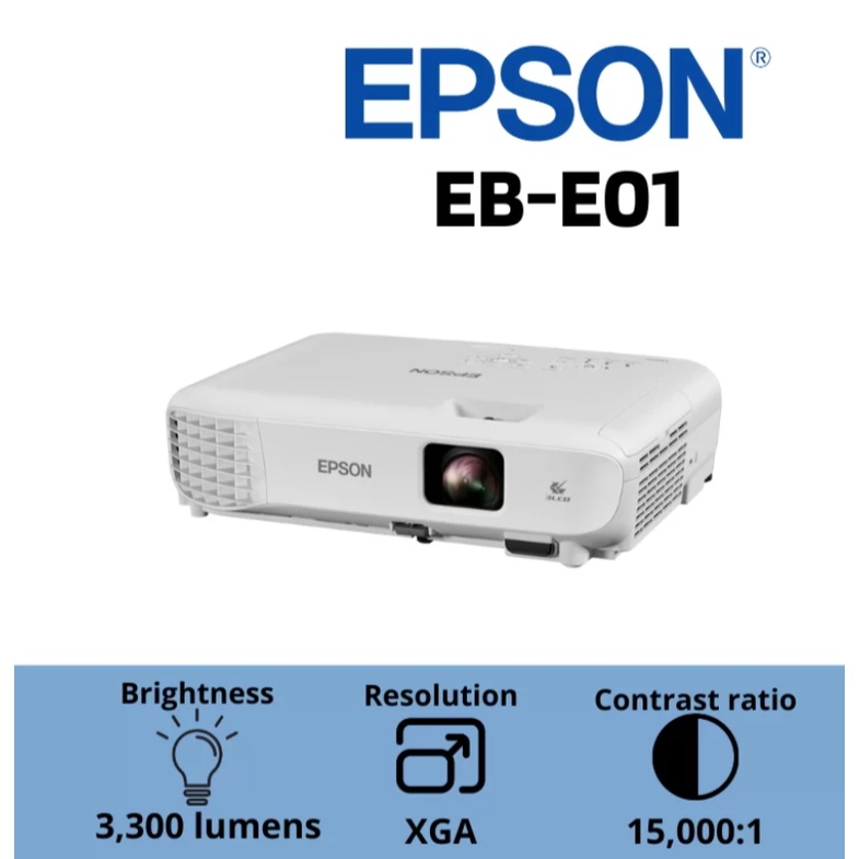 Projector EPSON EB-E01 ความสว่าง(ANSI Lumens) 3,300 | Shopee Thailand