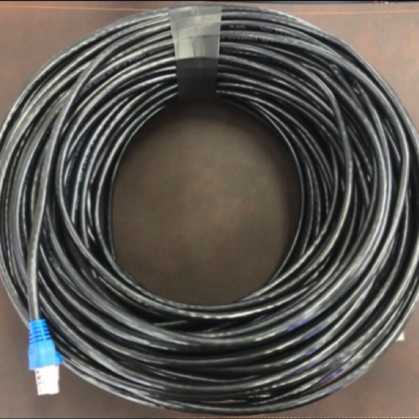 Cable Cat5e Outdoor 50m สายแลนภายนอกอาคาร สำเร็จรูปพร้อมใช้งาน | Shopee ...