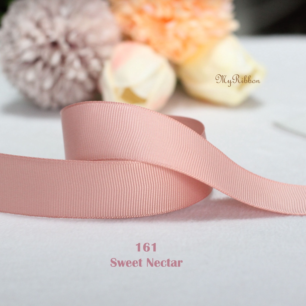 ริบบิ้นผ้ากรอสเกรน ขนาดหน้ากว้าง 25 mm แบ่งขายเป็นเมตร | Shopee Thailand