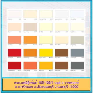 TOA Glipton สีน้ำมัน สีเคลือบเงา ทาเหล็ก ทาไม้ ทีโอเอ กลิปตั้น ขนาด 0.946 ลิตร (G100-G465 ...