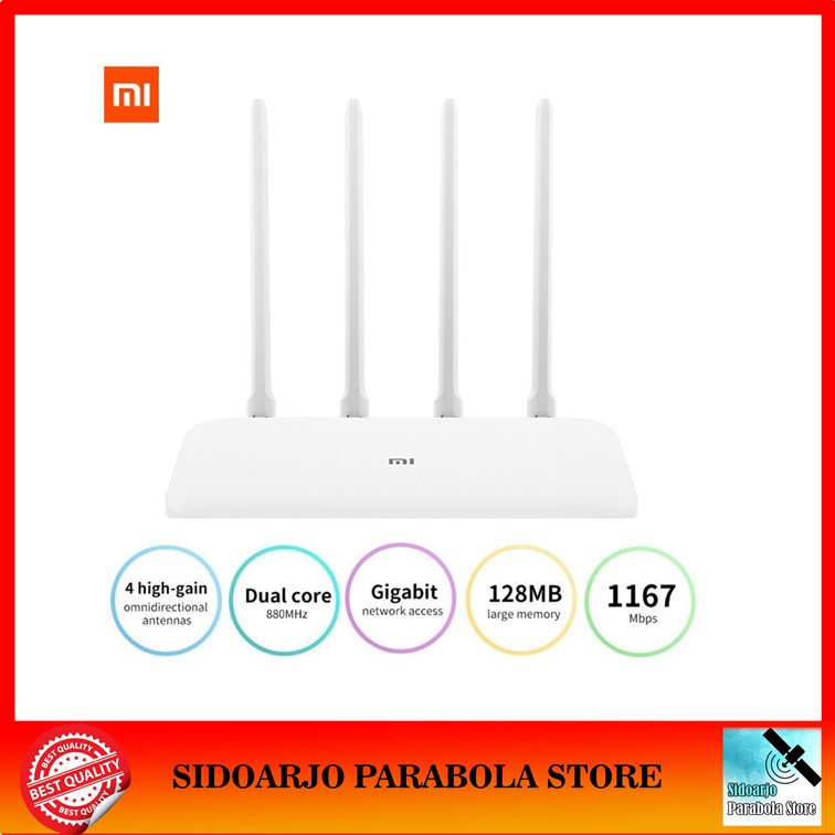 Xiaomi Router 4A Gigabit AC1200 300Mbps 4 เสาอากาศ Wifi Extender Repeater Global Version ...
