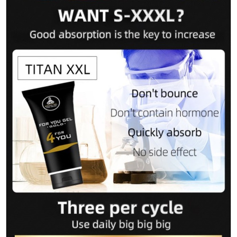 พิเศษ ผลิตภัณฑ์สำหรับผู้ใหญ่ ครีมนวดเพิ่มขนาด KBW Titan Cream รุ่น Gold ...