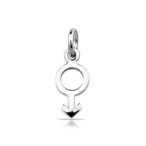 Male Symbol Gender sign Pendant จี้สัญลักษณ์เพศชายเงินแท้925 ใส่เข้ากัน ...
