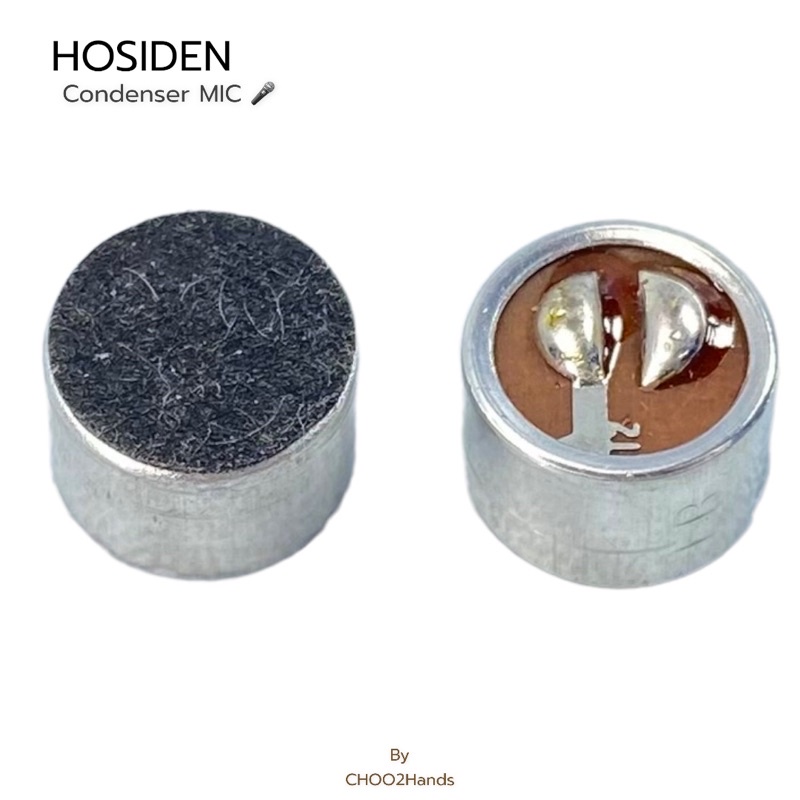ไมโครโฟน HOSIDEN Electret Condenser Microphone Units 9.2x6.5mm. ส่งจาก ...