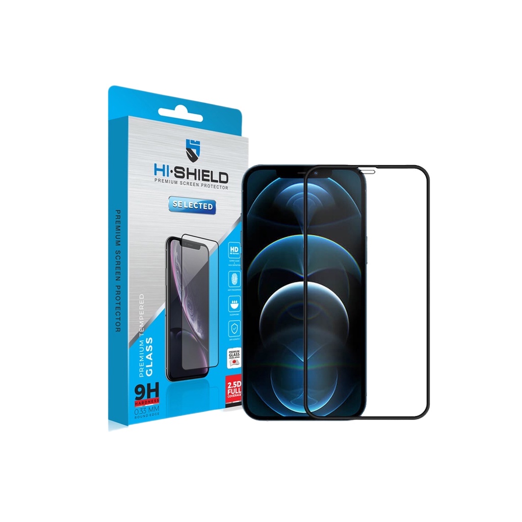 ของแท้ ใหม่ ขายดี ล่าสุด 2022[พร้อมส่ง]HI-SHIELD Selected ฟิล์มกระจก iPhone Full Coverage 2.5D ...