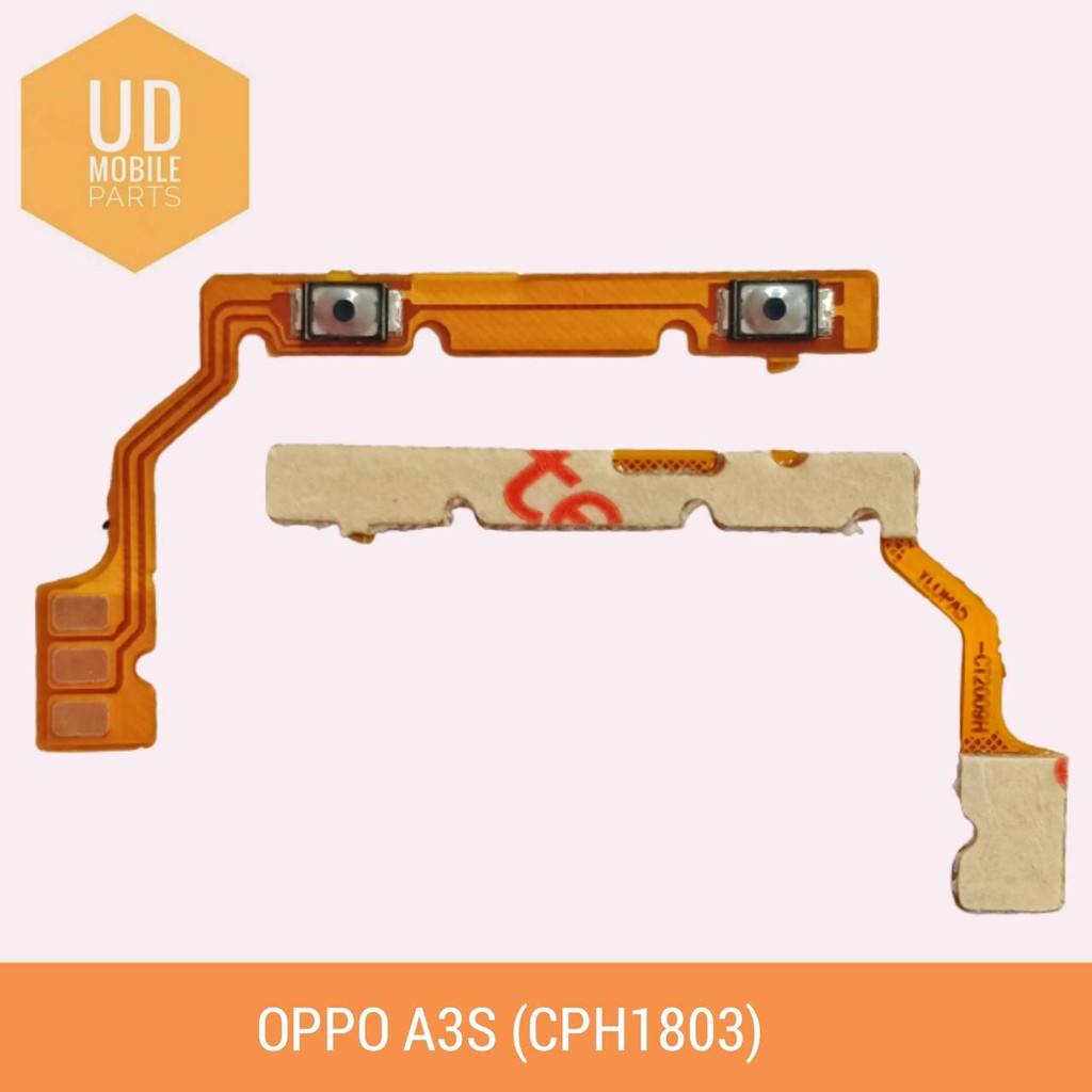 แพรปุ่มเพิ่มเสียง-ลดเสียง | OPPO A3S (CPH1803) | อะไหล่มือถือ | Shopee ...