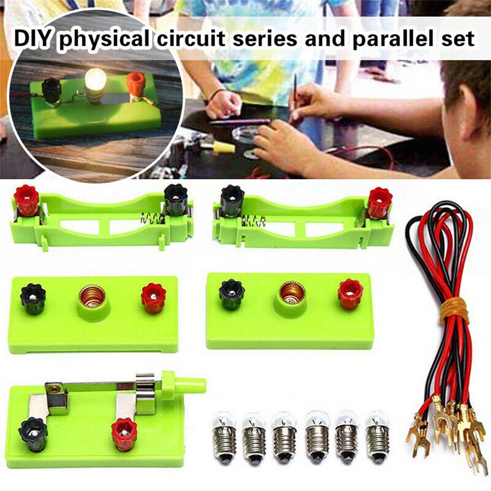 DIY Science Toys School Electric Circuit Kit Montessori Learning ...