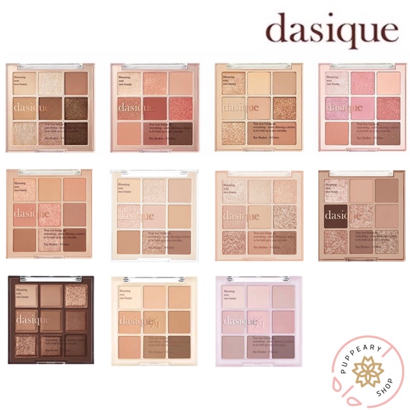 (🌸แท้/พร้อมส่ง🌸 ️อ่านรายละเอียดก่อนสั่ง) DASIQUE SHADOW PALETTE ...
