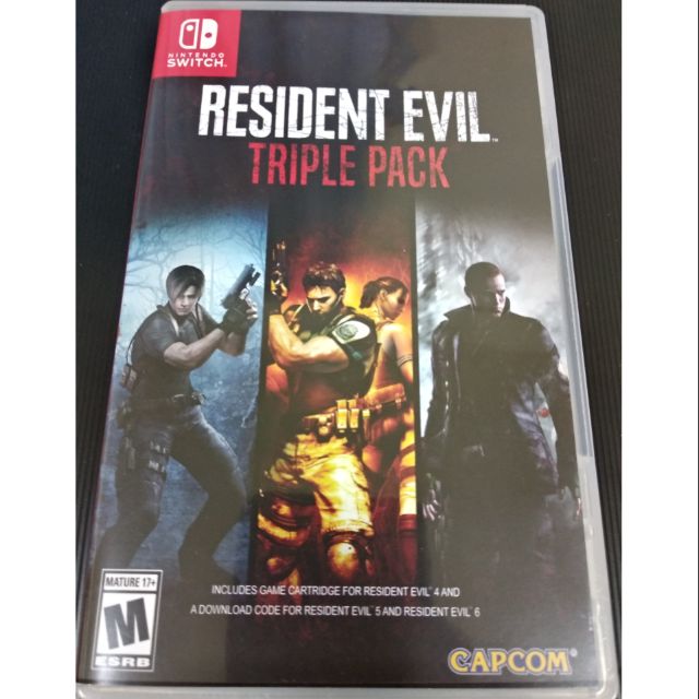 Resident Evil Triple pack มือสอง แผ่นเกมส์ Nintendo Switch | Shopee ...