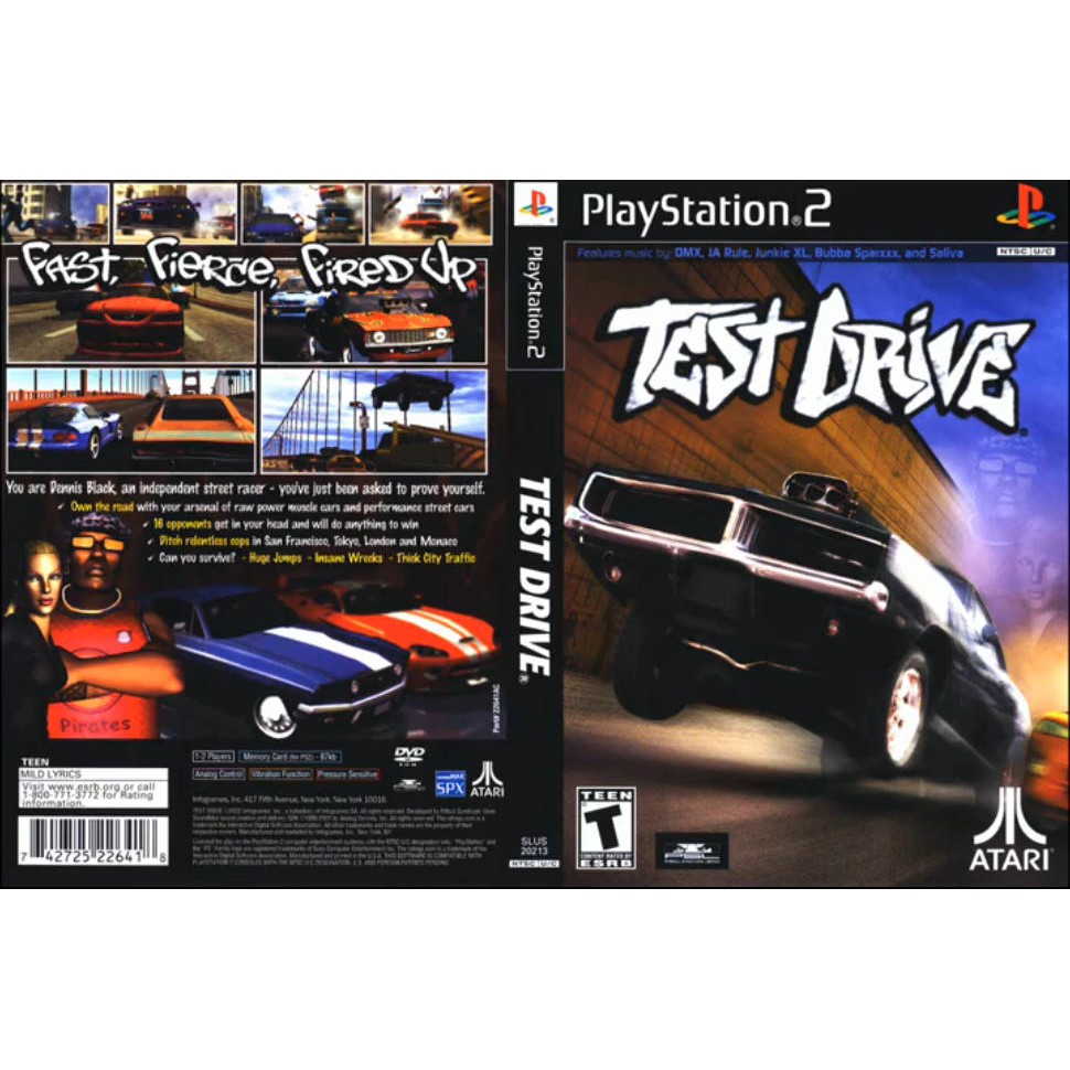 Test Drive Overdrive PS2 ISO (Ntsc-Pal) (Español/Multi) MG | Shopee ...