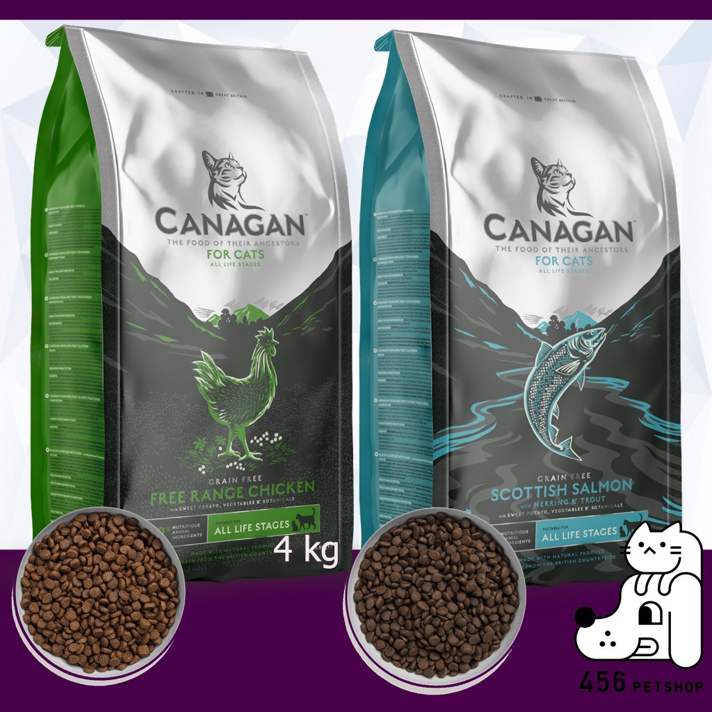 Canagan Cat 4kg. มี 2 รส อาหารเม็ดแมว คานาแกน | Shopee Thailand
