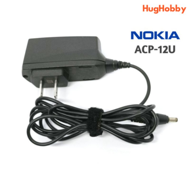 [มือ2] ที่ชาร์จโนเกียแท้ NOKIA ACP-12U หัวใหญ่ 3.5mm อะแดปเตอร์ Adapter ...