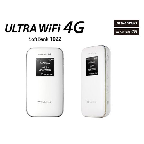 ULTRA WiFi SoftBank 102z LTE WiFi Hotspot อุปกรณ์เคลื่อนที่ Pocket WiFi ...