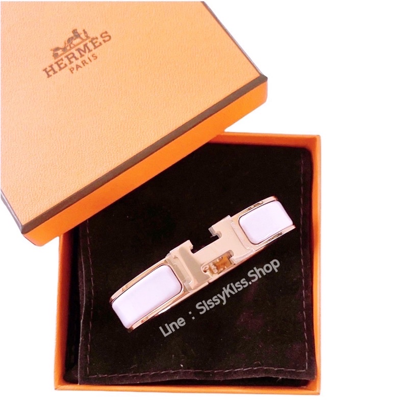 New Hermes clic clac pm Rose dragree rghw | Shopee Thailand
