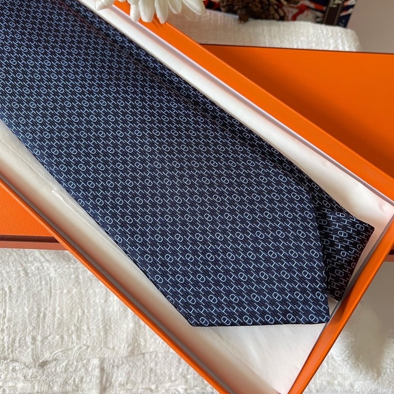เน็คไทด์ ของใหม่ Hermes tie fullset recTH 06/22 | Shopee Thailand