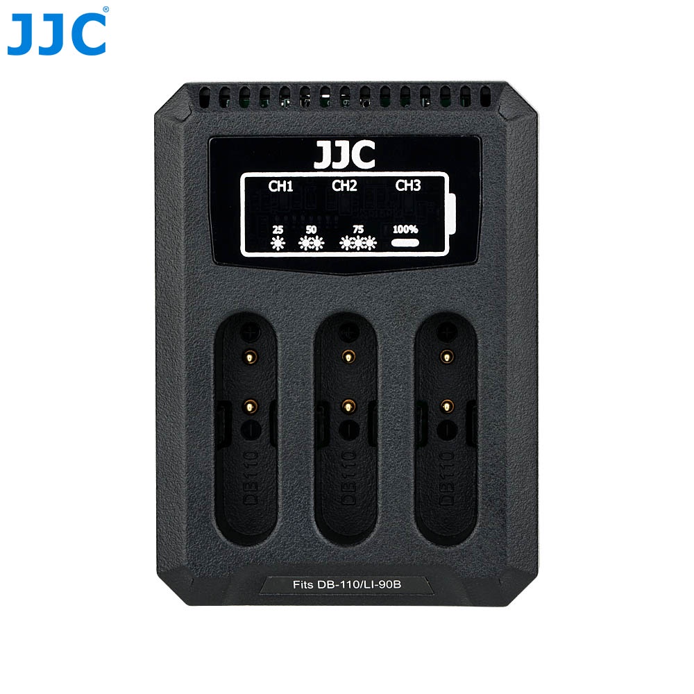 JJC DCH-DB110 ที่ชาร์จแบตเตอรี่กล้อง LI-90B Ricoh GRIIIx, GRIII ...