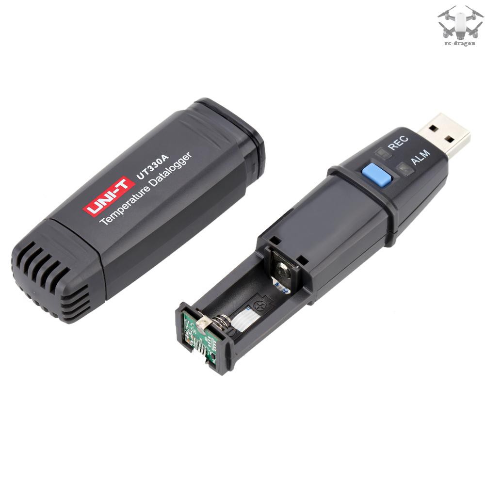 Drag Uni T Ut330a Mini Usb Temperature Data Recording Logger Meter High Precision Thermometer Pc